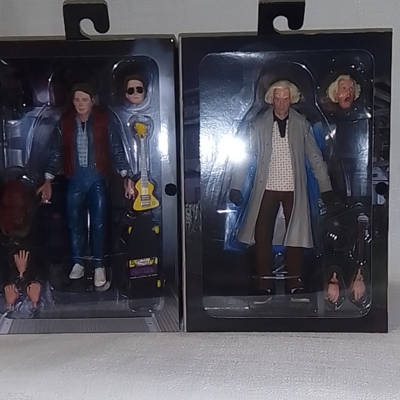 Neca | Toys | Set Of 2 Back To The Future 7 Scale Action Figures | Poshmark